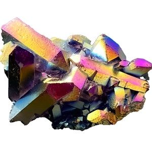 Accents | New Rainbow Titanium Quartz Cluster 33 Grams Increase ...